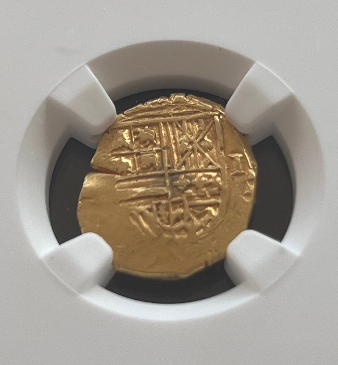 1 Escudo Seville, Spain Gold coin NGC Grade AU Details (1598-1621 ...